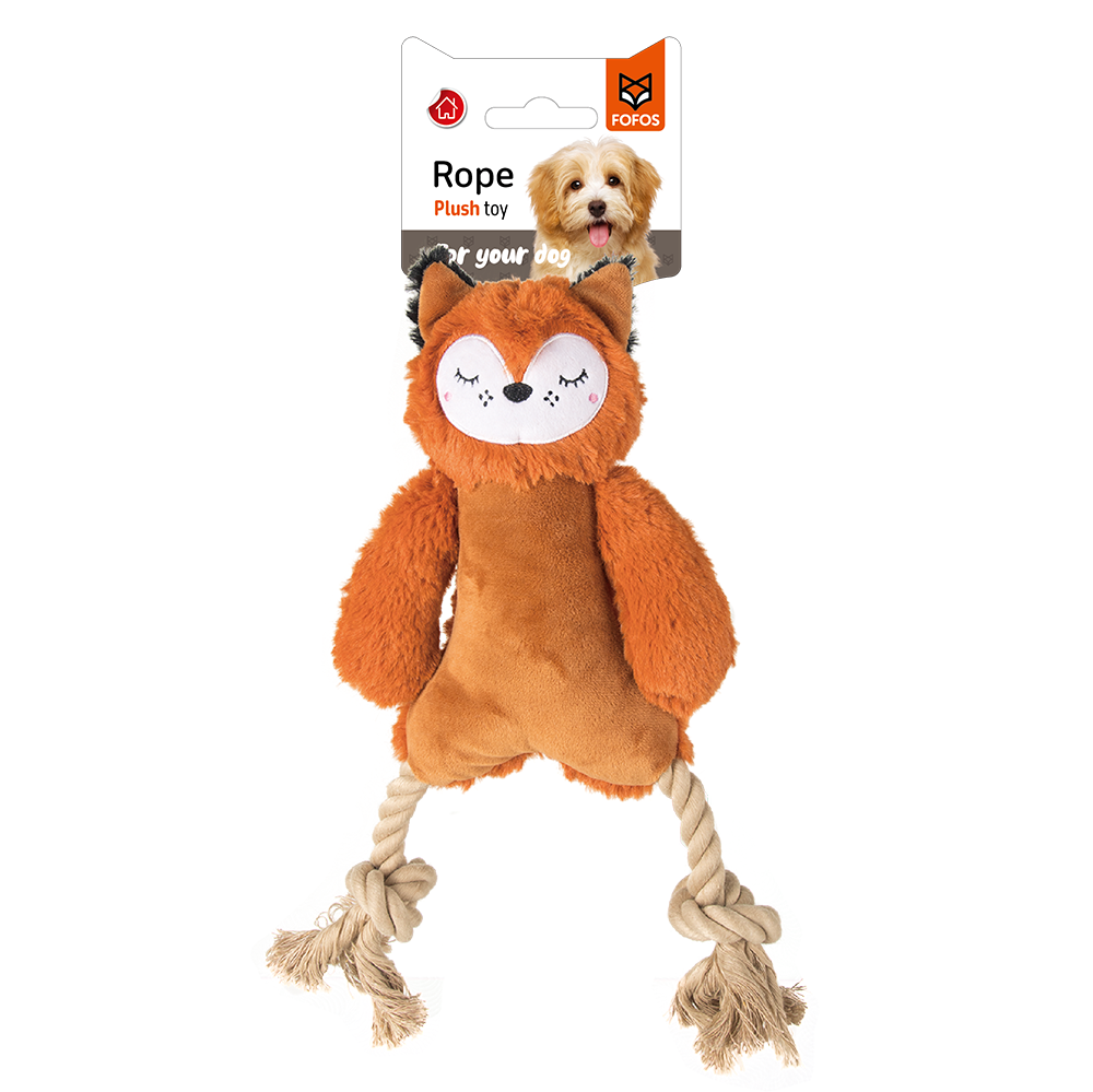 Rope Leg Plush Bear Dog Toy – The Vet Store